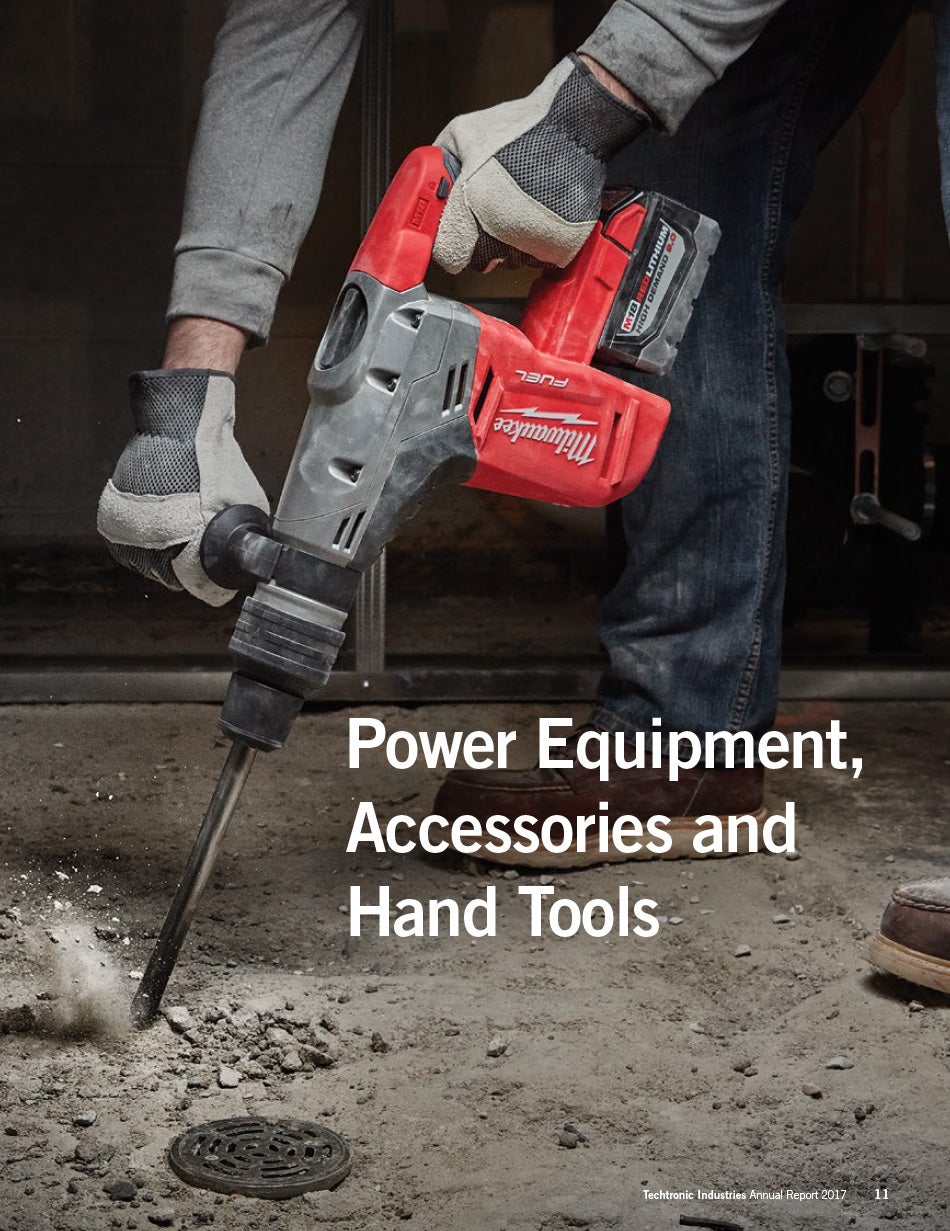 Power Equipment, Accessories and Hand Tools Overview - TTI Annual ...